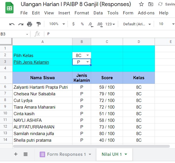 Membuat Data Validasi dengan Query pada Spreadsheet - Ruang Excel