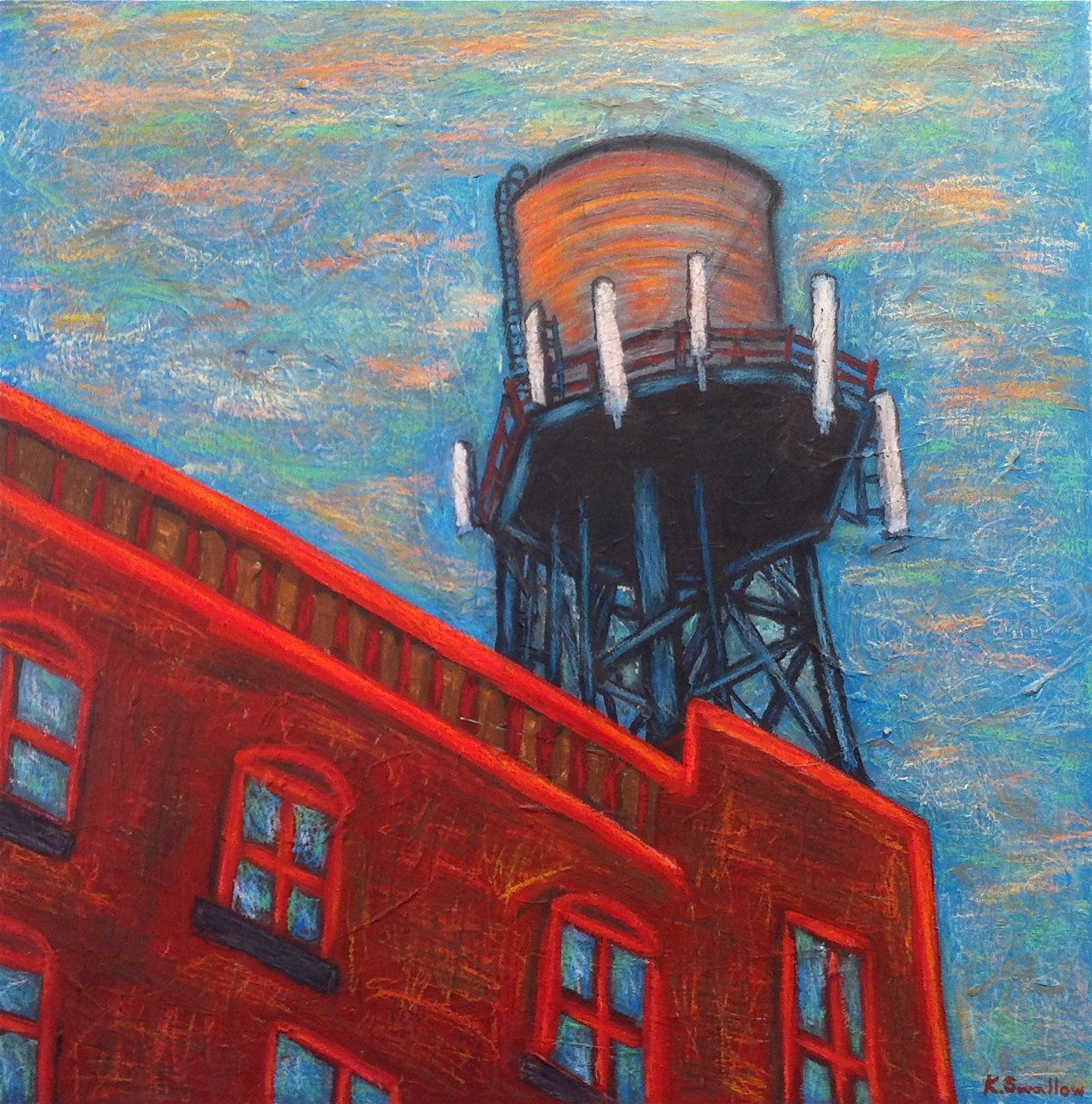 New Water Tank Painting - Blackhawk Cell Tower — Kevin Swallow