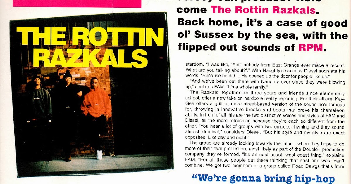 HipHop-TheGoldenEra: Rottin Razkals in HHC - 1995