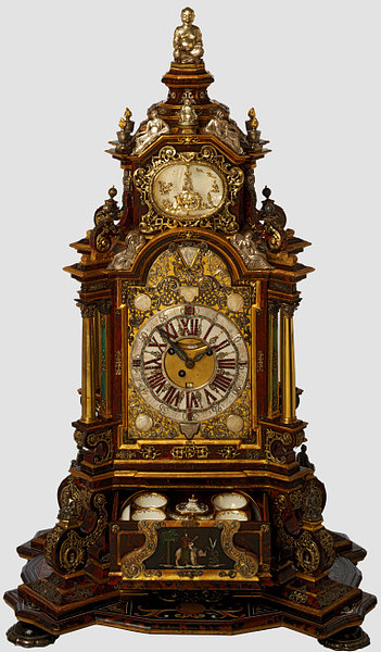 Stalking the Belle Époque: Precious Time: A Cabinet Clock from Augsburg ...