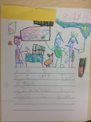 Dr. Clements' Kindergarten : Kindergarten Writing Ideas (Week 3 ...