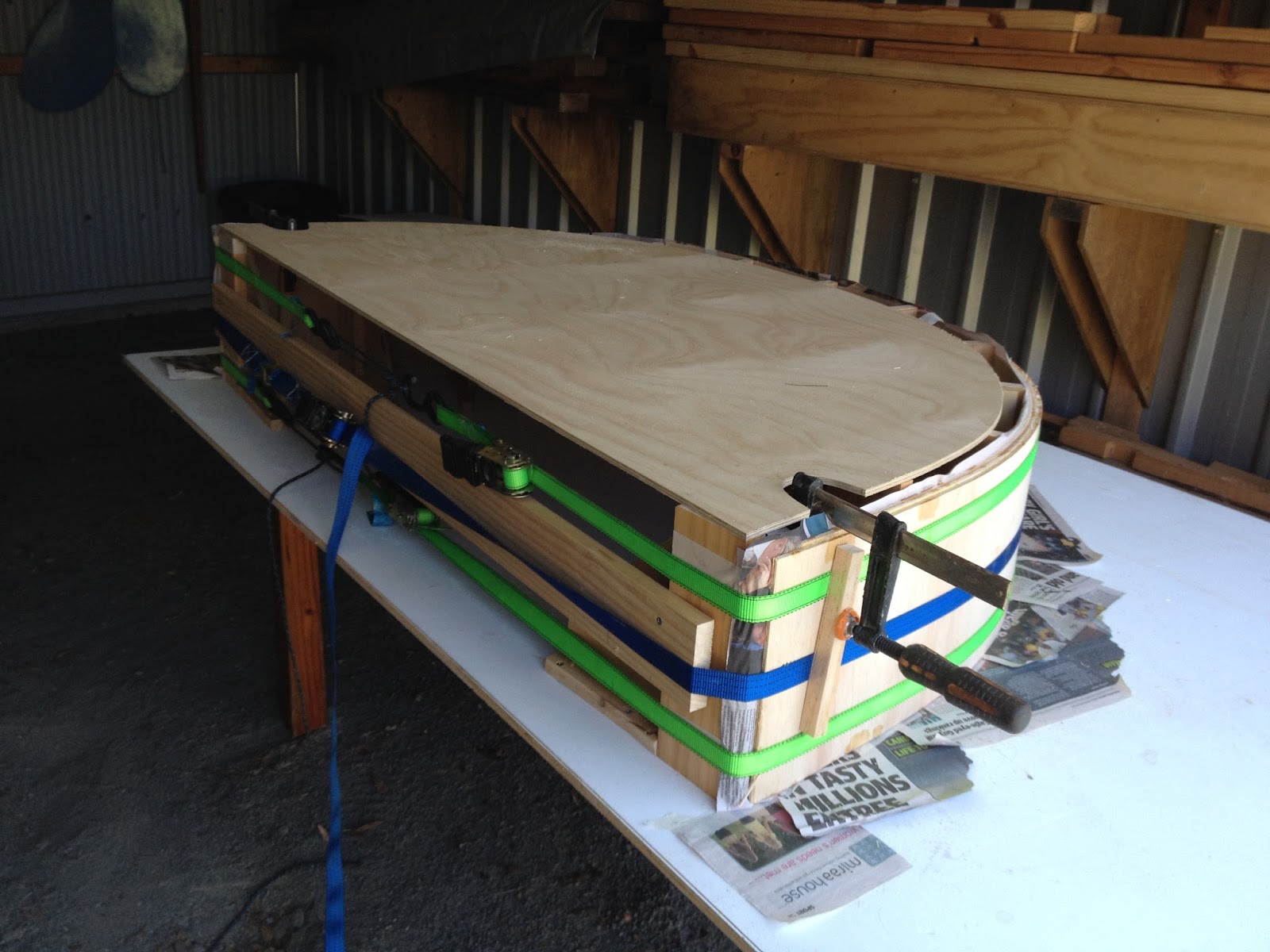 Dave's Fantail Launch Build: Cockpit Coaming