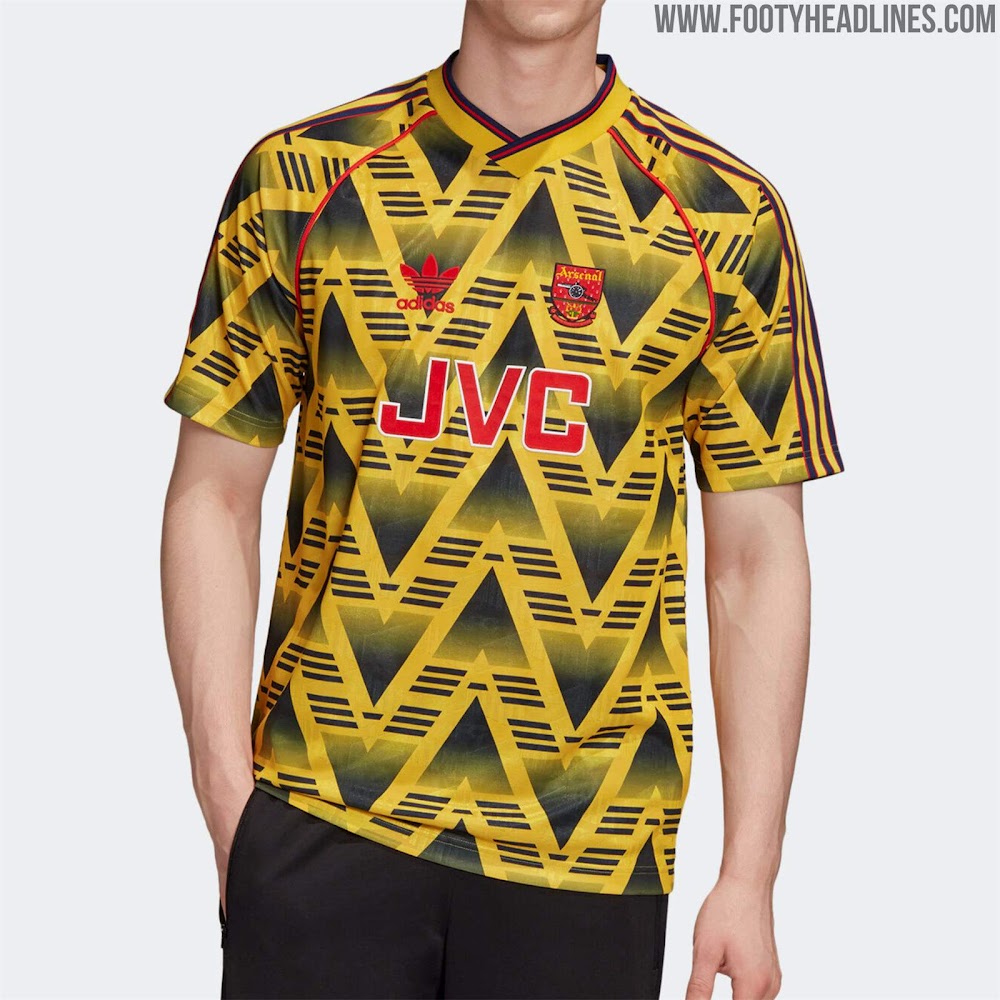 Spectacular Adidas Arsenal Bruised Banana Kit Remake + Retro Collection ...