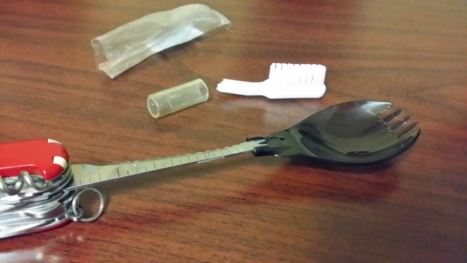 Pocket Knife Toothbrush Spork (with video)