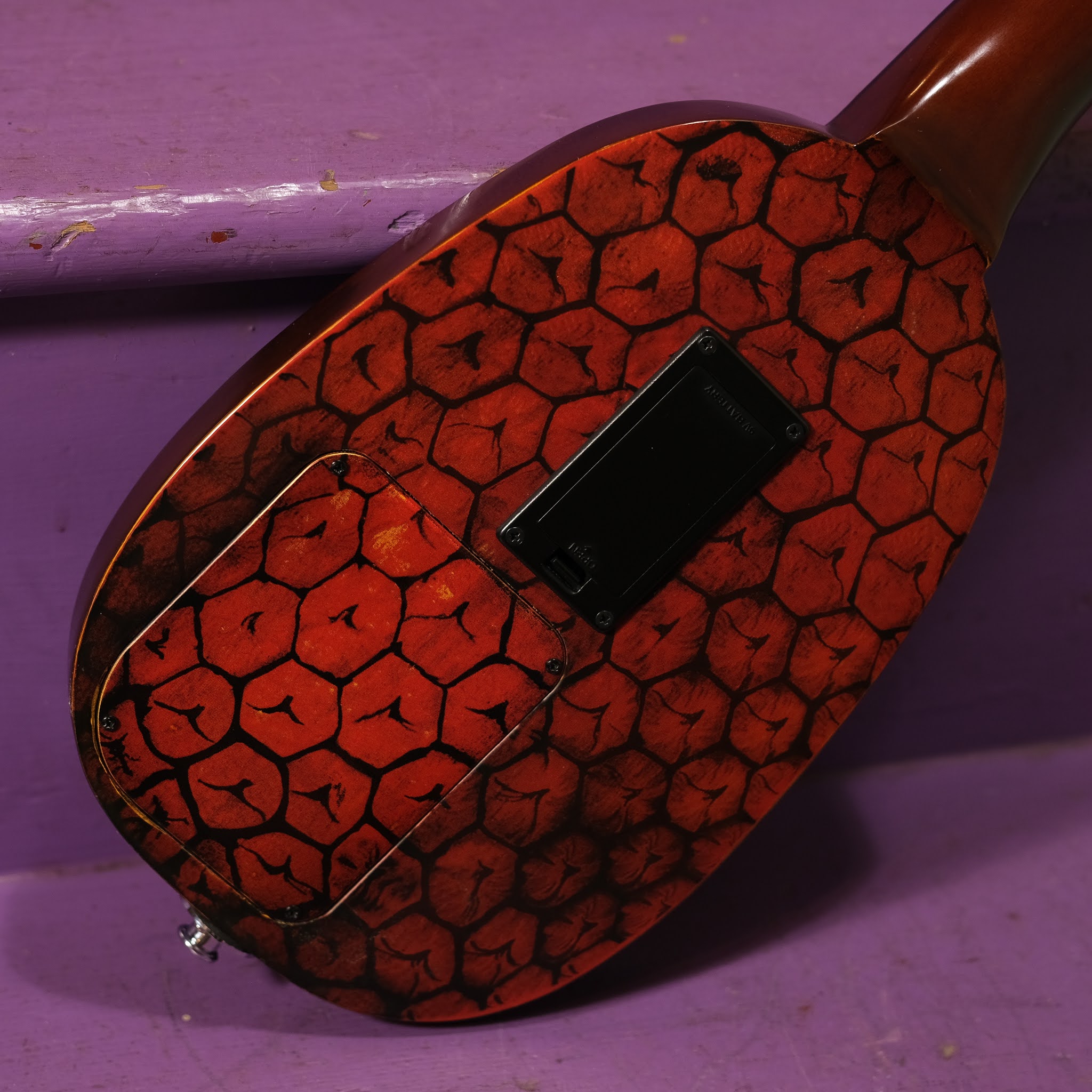 2010s Eleuke MP3 Electric Pineapple Concert Ukulele