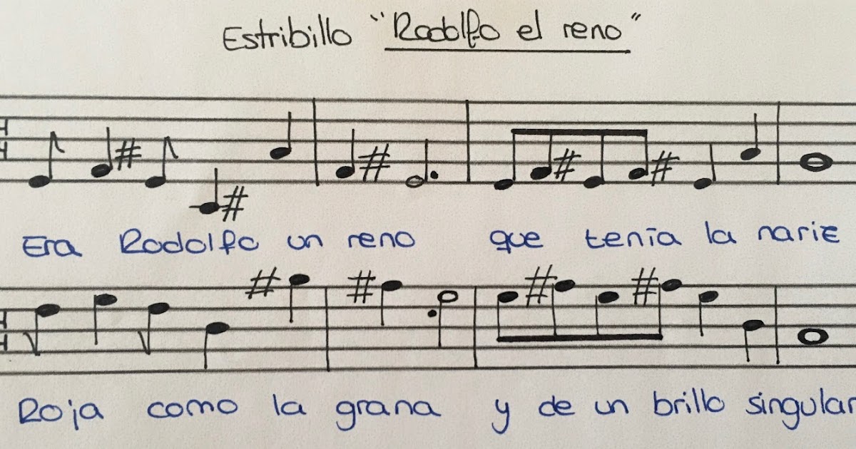 Instrumentos musicales: Villancico "Rodolfo el Reno"