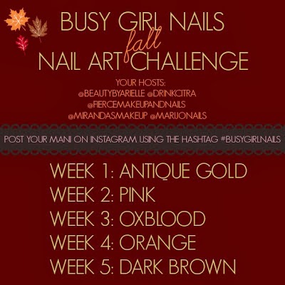 I'm just me...ChiChi: Busy Girls Nails: Oxblood