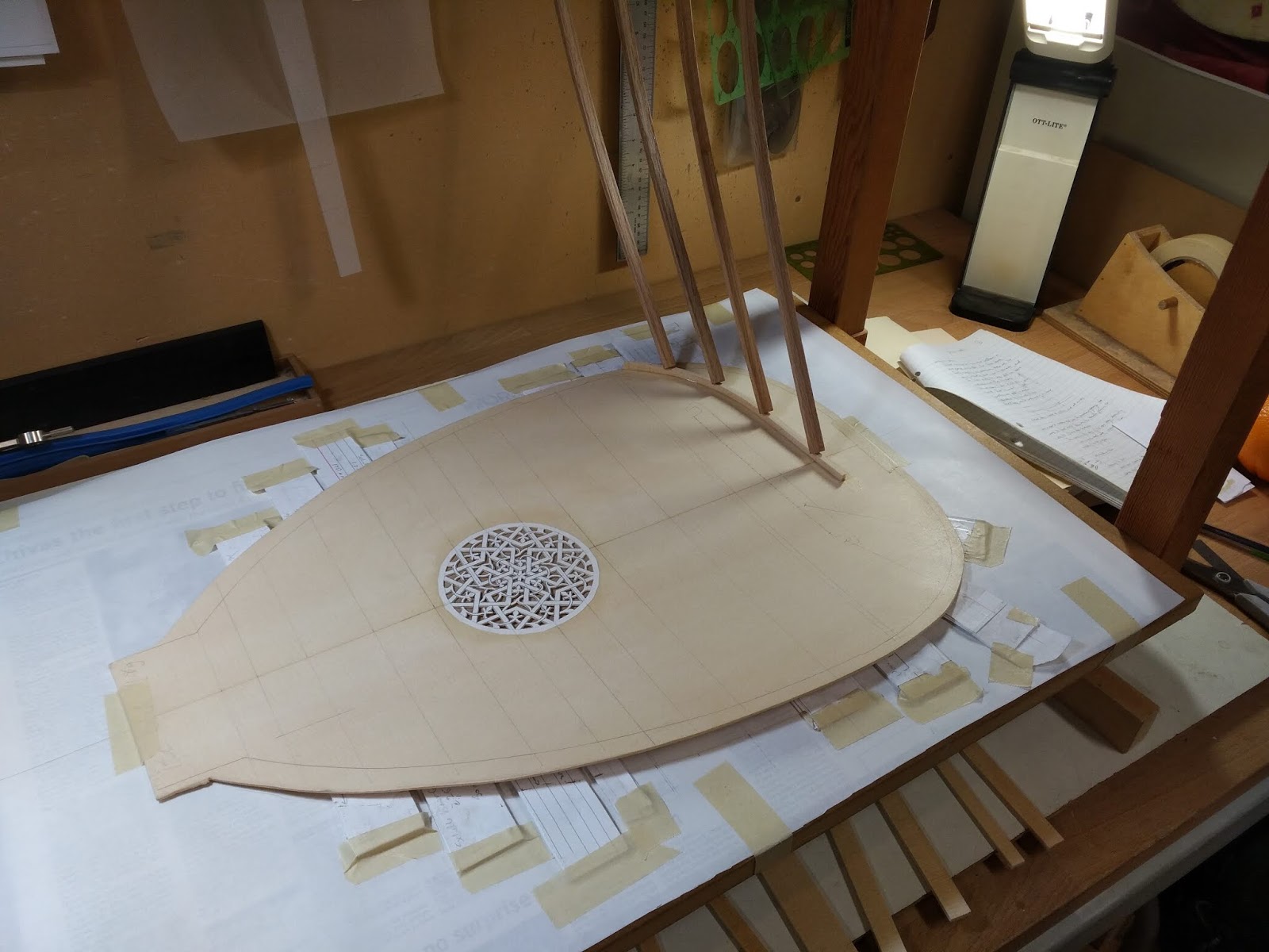 The Lute's Progress,: Building a 13 Course Lute, Start to Finish, 7 ...