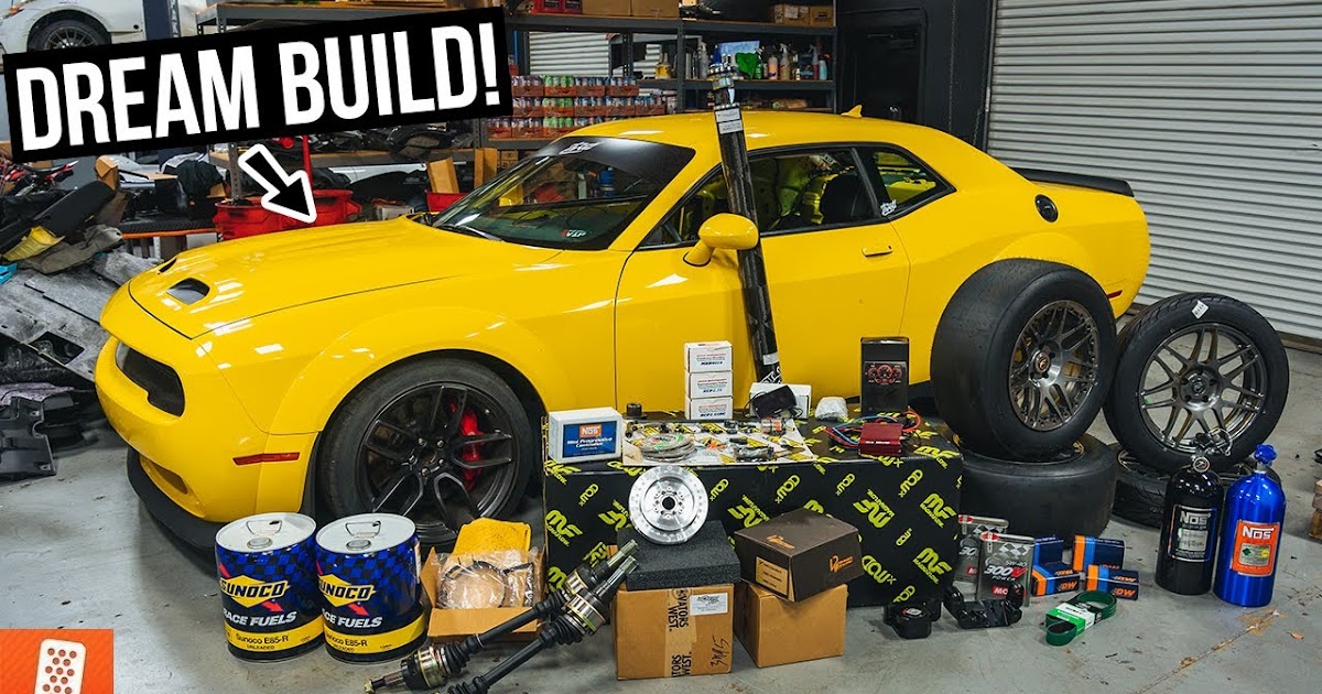 Heavily Modifying a Dodge Challenger SRT Hellcat for Drag Racing - Part 1