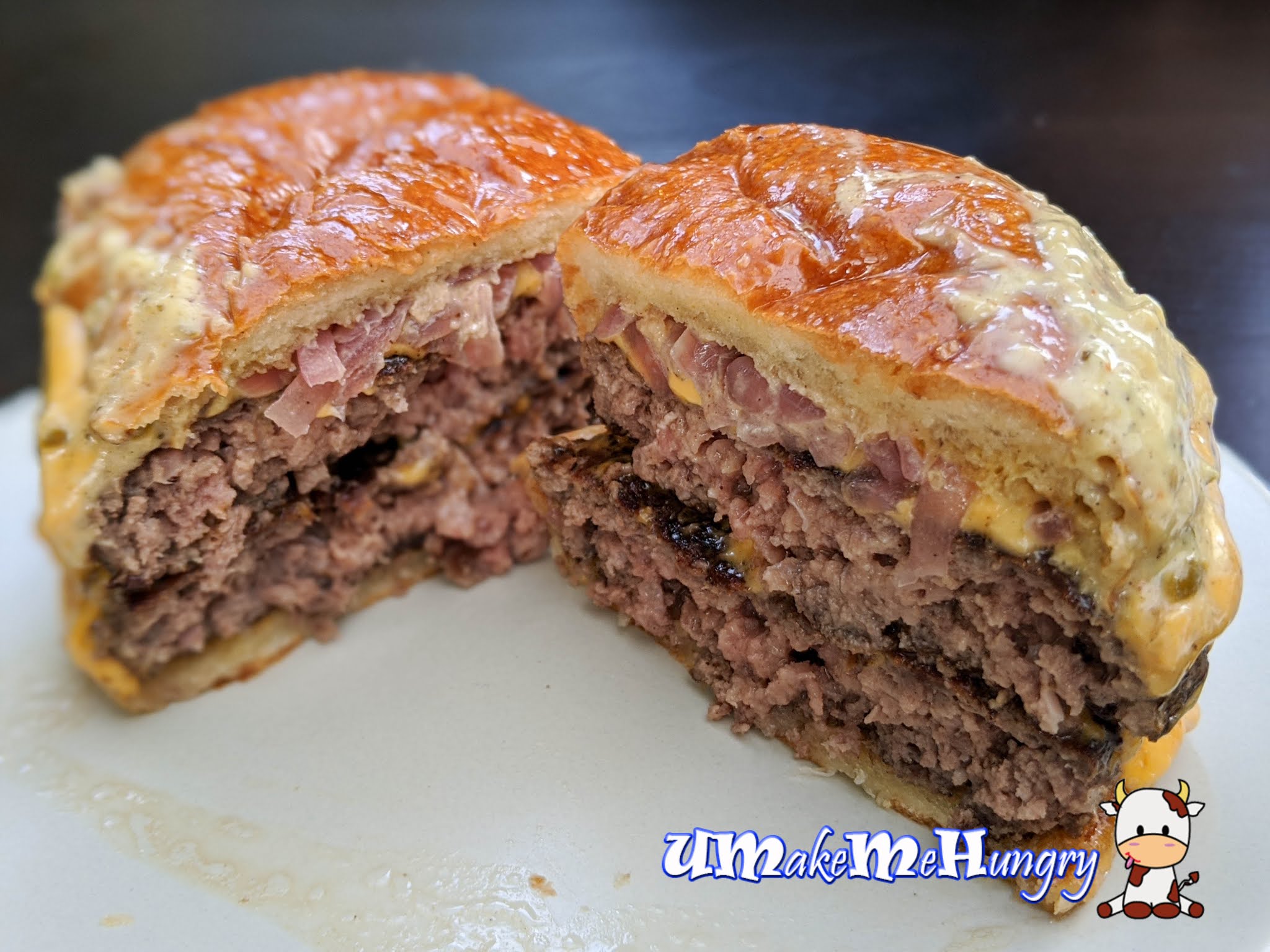 Cross Section of Basic Burger