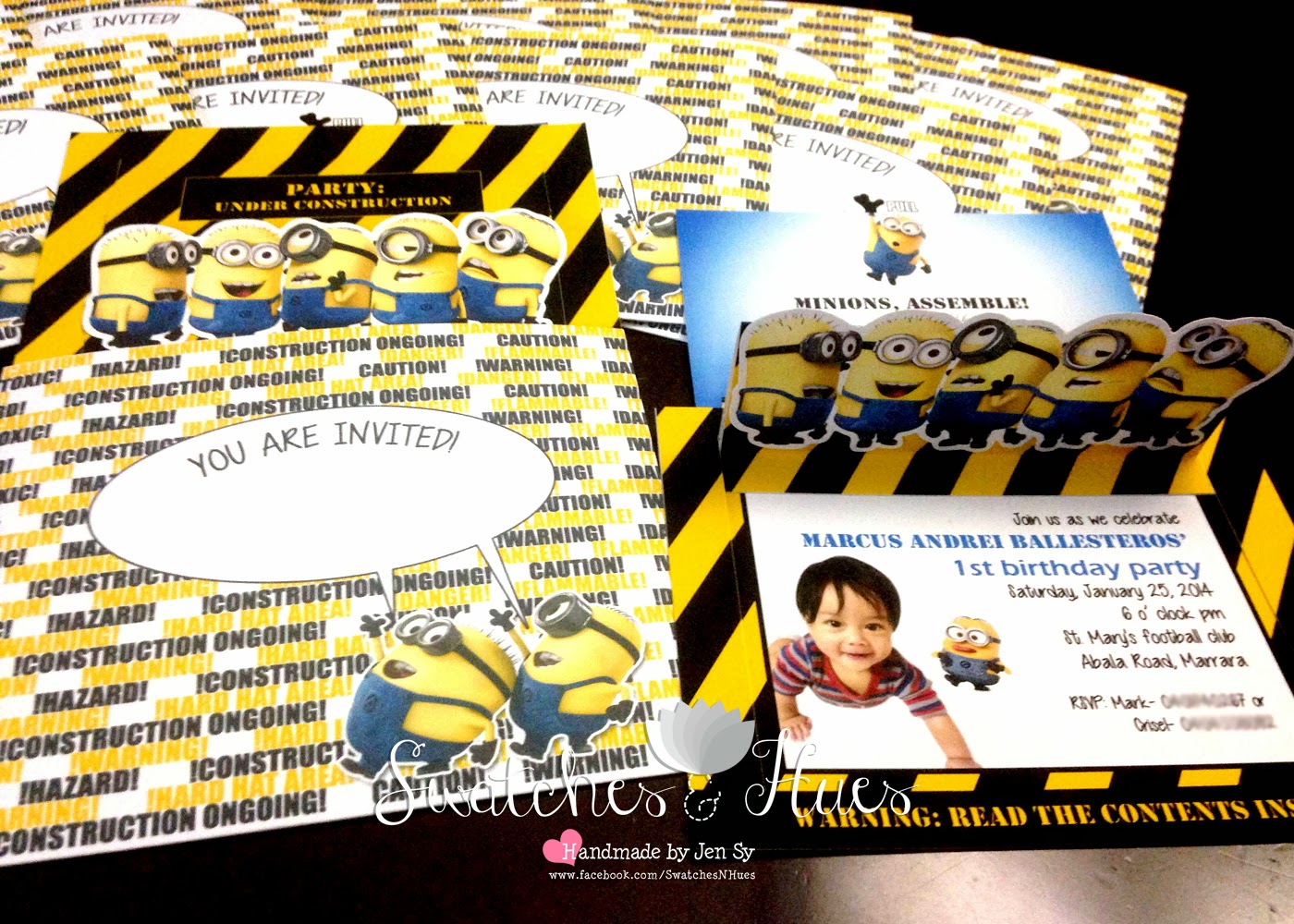 Swatches & Hues : Handmade with TLC: Pull out easel invitation for a ...