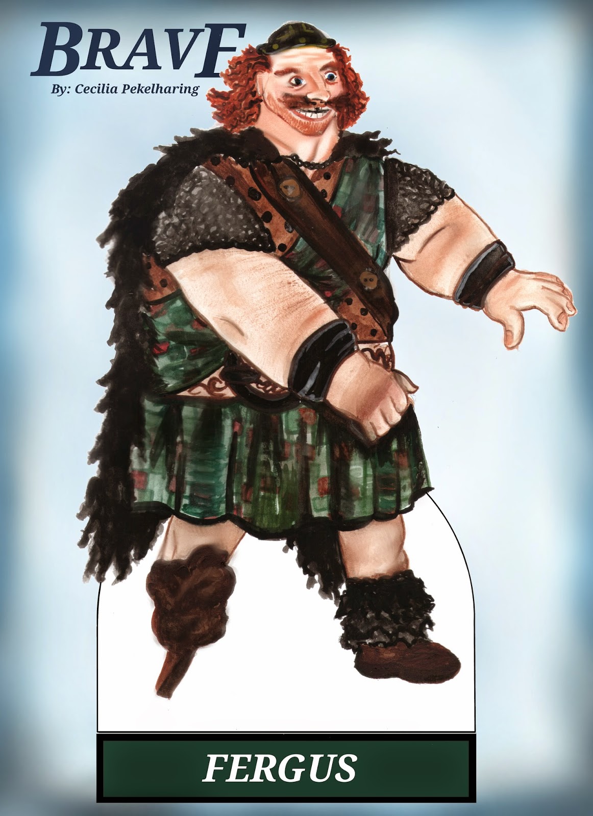 The Dainty Damselfly : Brave Paper Dolls