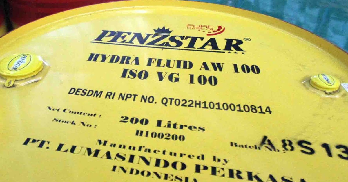 Oli Hidrolik ISO VG 32 - Setara Shell Tellus 32, Penzstar HydraFluid AW ...