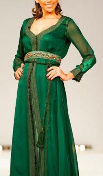 Green Caftans ♥ قفاطن بالأخضر - new caftan maghrebi 2014