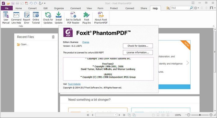 Foxit PhantomPDF Business 9.4.0.16811