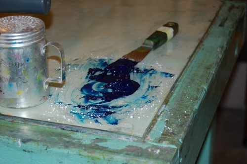 Crafty Savage: Viscosity Printing