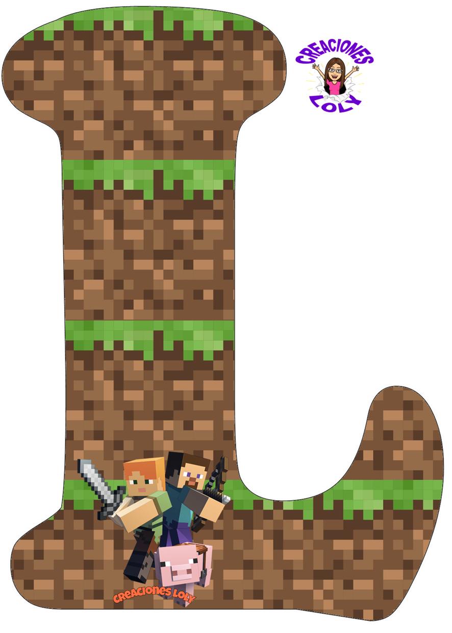 Creaciones Loly: Abecedario Alfabeto Completo Español Minecraft