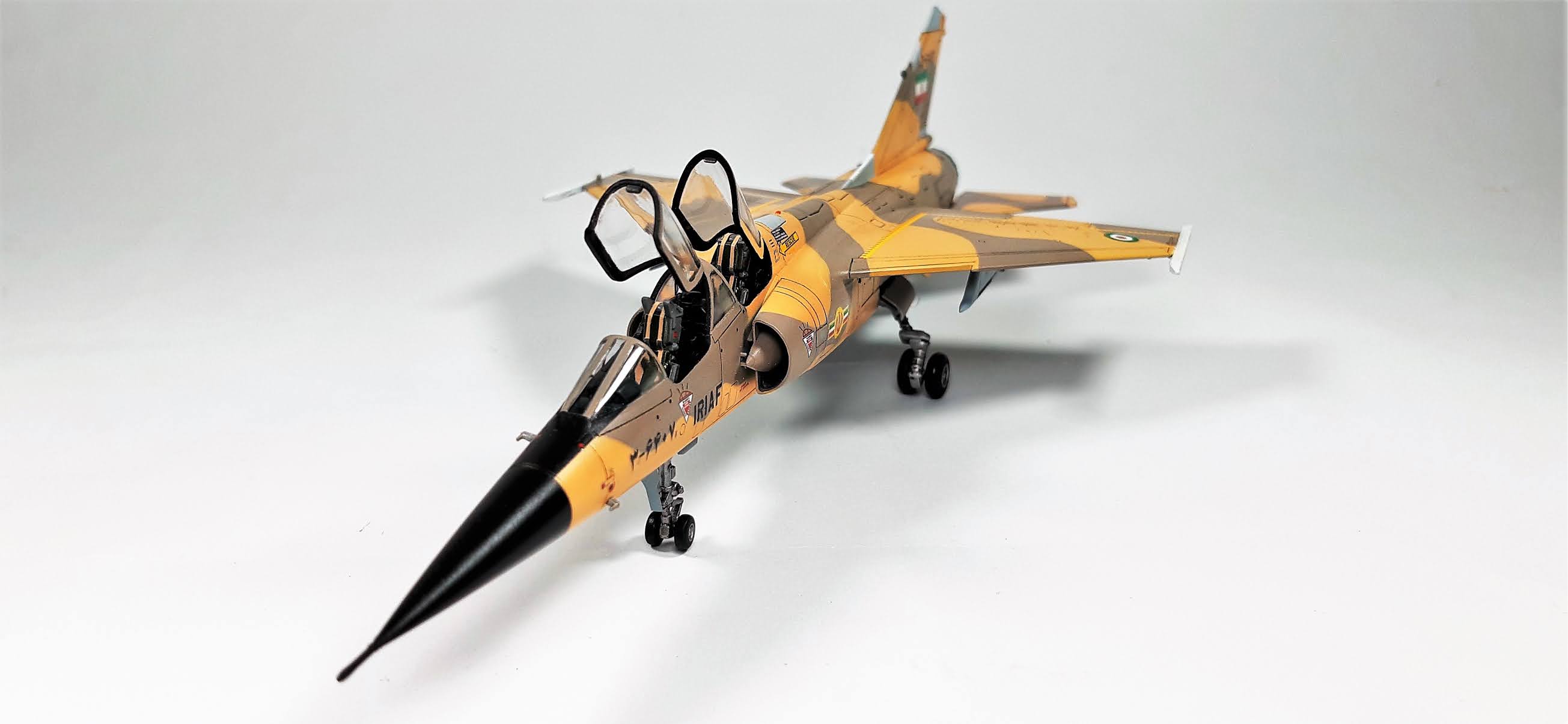 Mirage F.1BQ in 1/72, an Iranian model built by an Iranian model maker