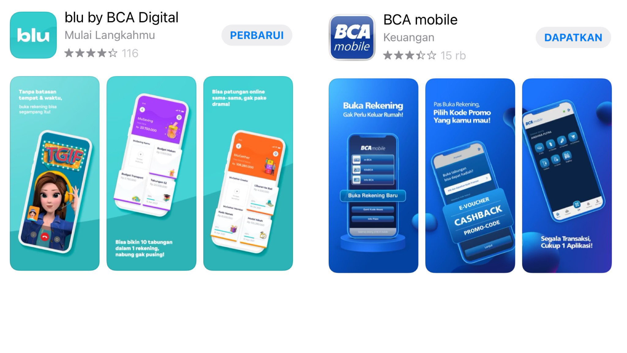 Review Jujur Aplikasi blu by BCA Digital