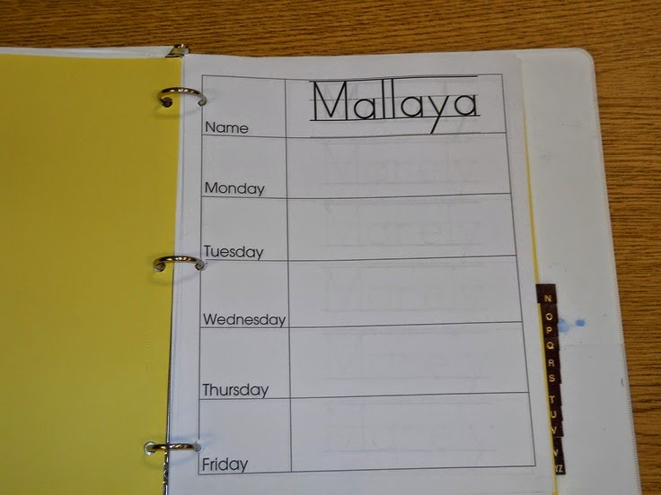 Establishing a Morning Sign-In Routine | Chalk Talk: A Kindergarten ...