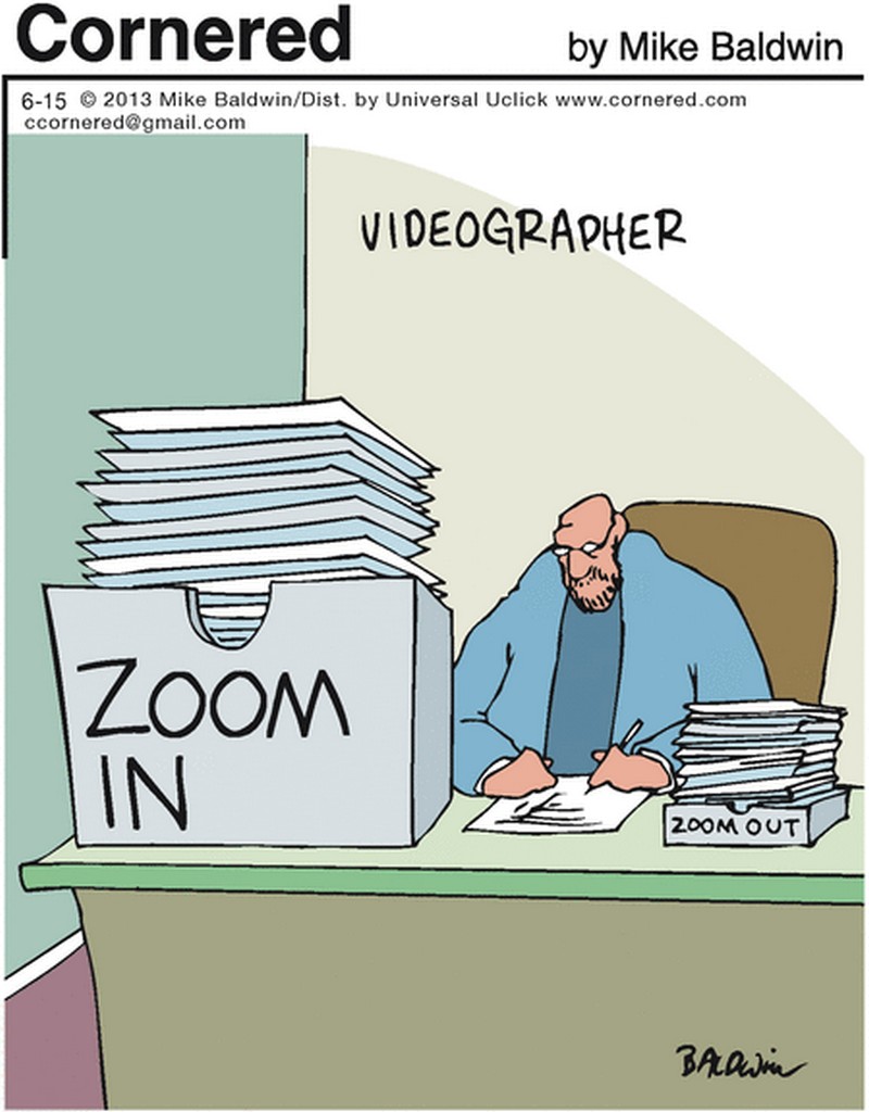 Chuck's Fun Page 2: Assorted "Cornered" cartoons