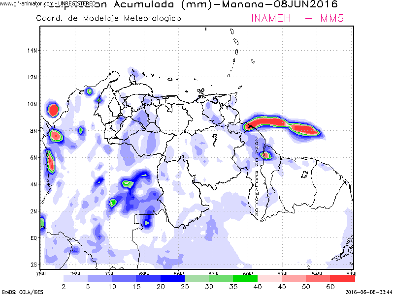 El tiempo meteorológico en Venezuela: Previsión meteorológica para ...
