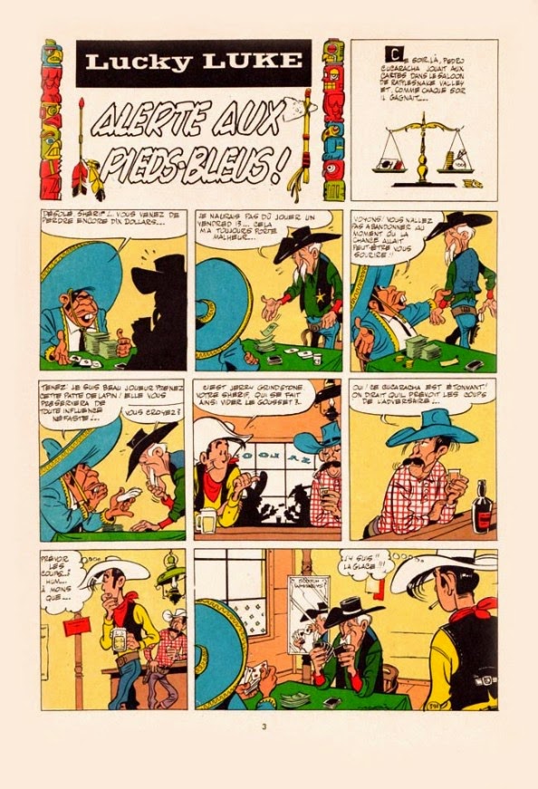 MYSTERY COMICS: Critique 619 : LUCKY LUKE, TOMES 10 & 11 - ALERTE AUX ...