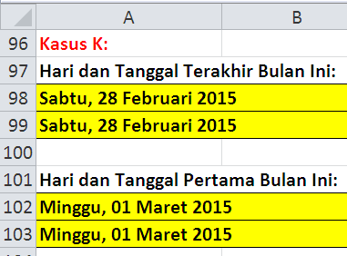 Tips-tips Rumus Excel: Rumus Kalkulasi Tanggal Untuk Berbagai Keperluan