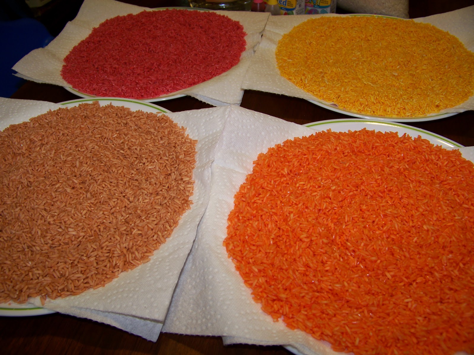 Dandelions In My Vase: Autumn Colored Rice