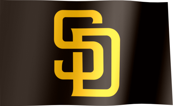San Diego Padres Fan Flag (GIF) - All Waving Flags