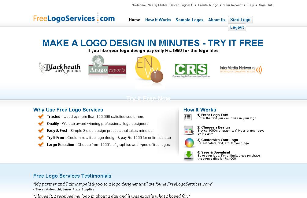 The Top 10 Websites to create free logo for your blog.