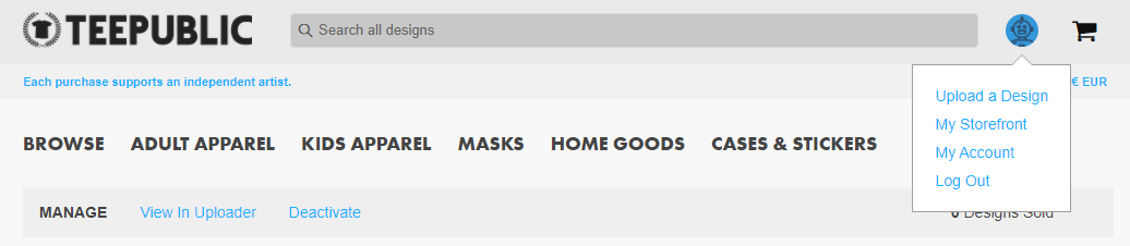 Getting Started On TeePublic 2021