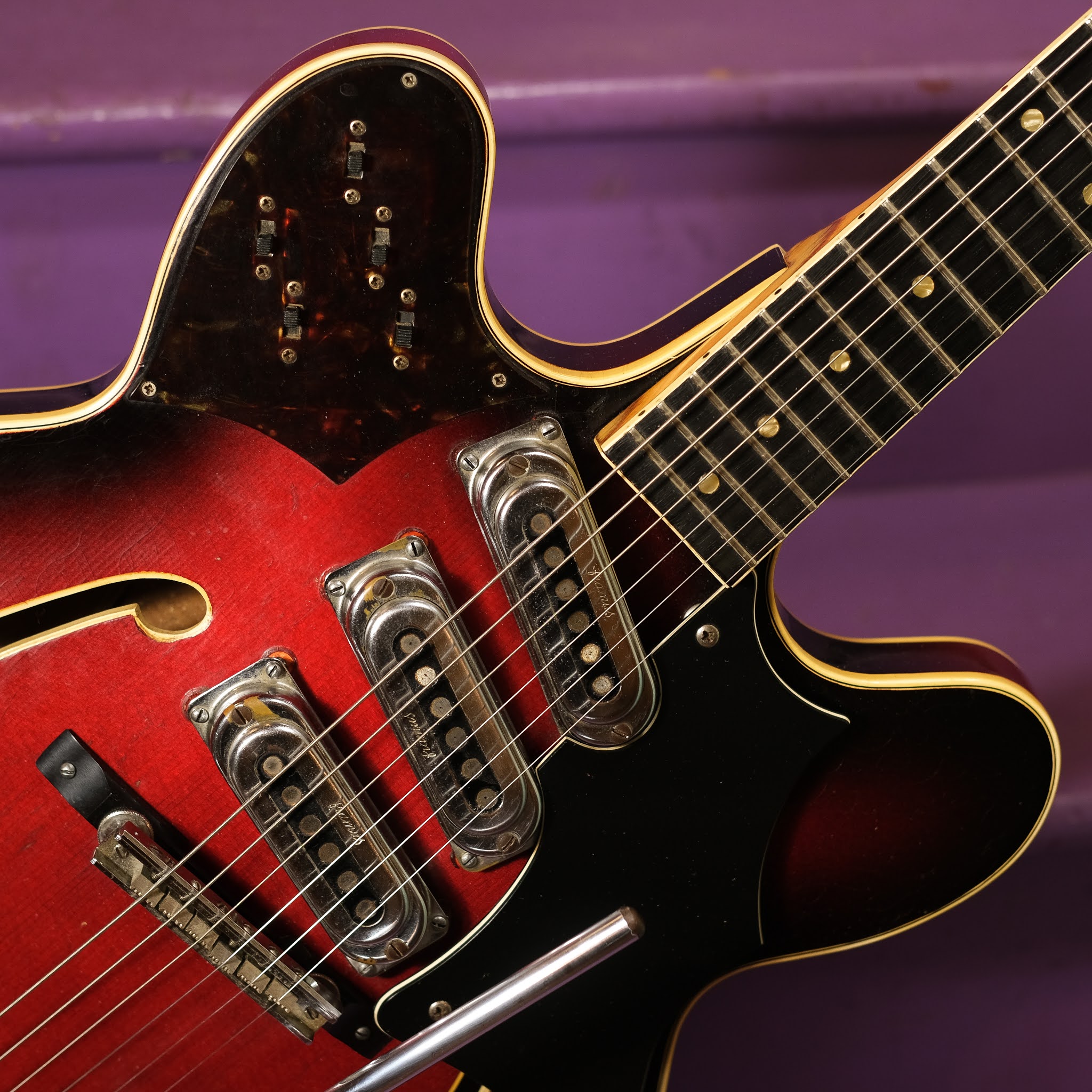 1966 Framus 5/115-54 Fret Jet Hollowbody Electric Guitar