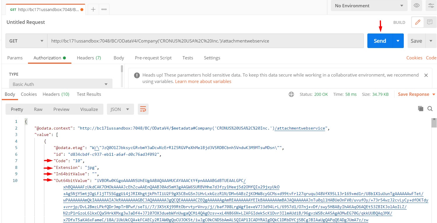 #msdyn365bc - Test Base64 Conversion via Web Services?