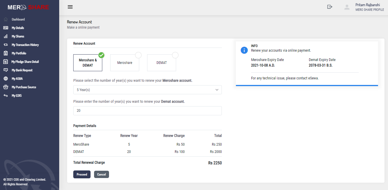 How to Renew your Mero Share and DEMAT Account Online | Chetan TM