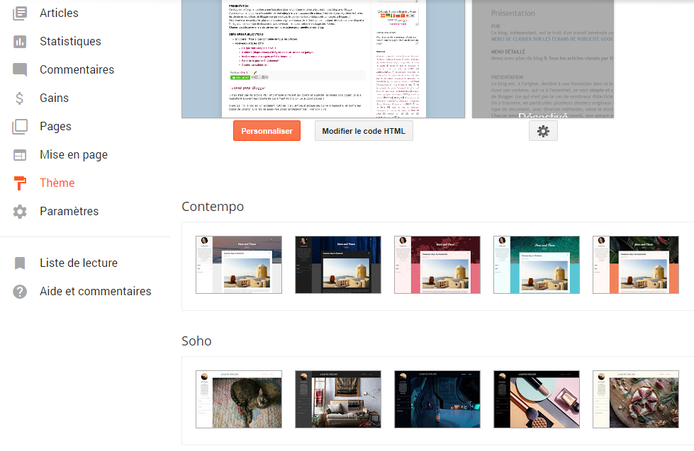 ABC: BLOG & BLOGGER: Templates (Thèmes)