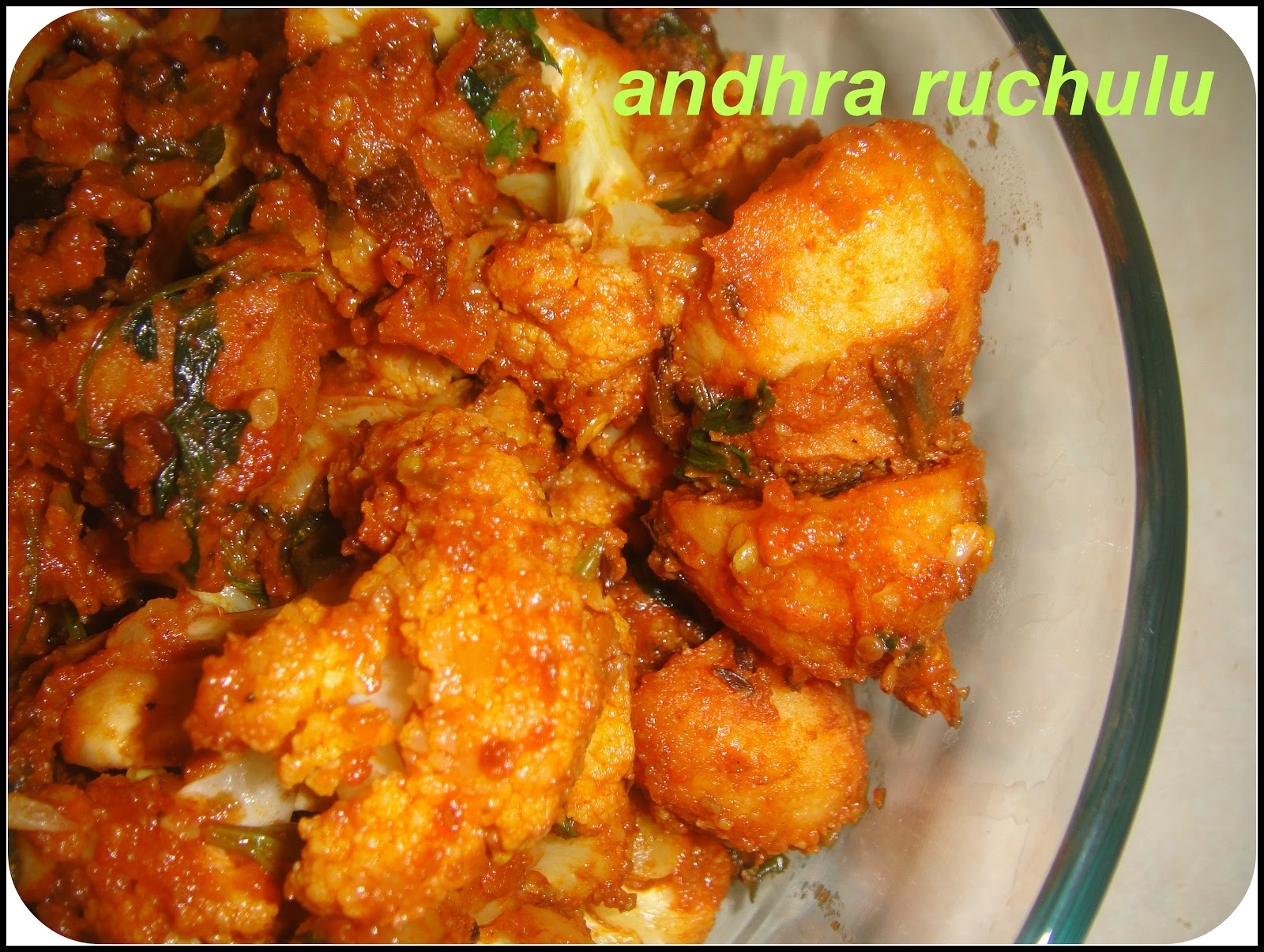 andhra ruchulu: GOBI KEMPU(KARNATAKA SPECIAL)- 500th post