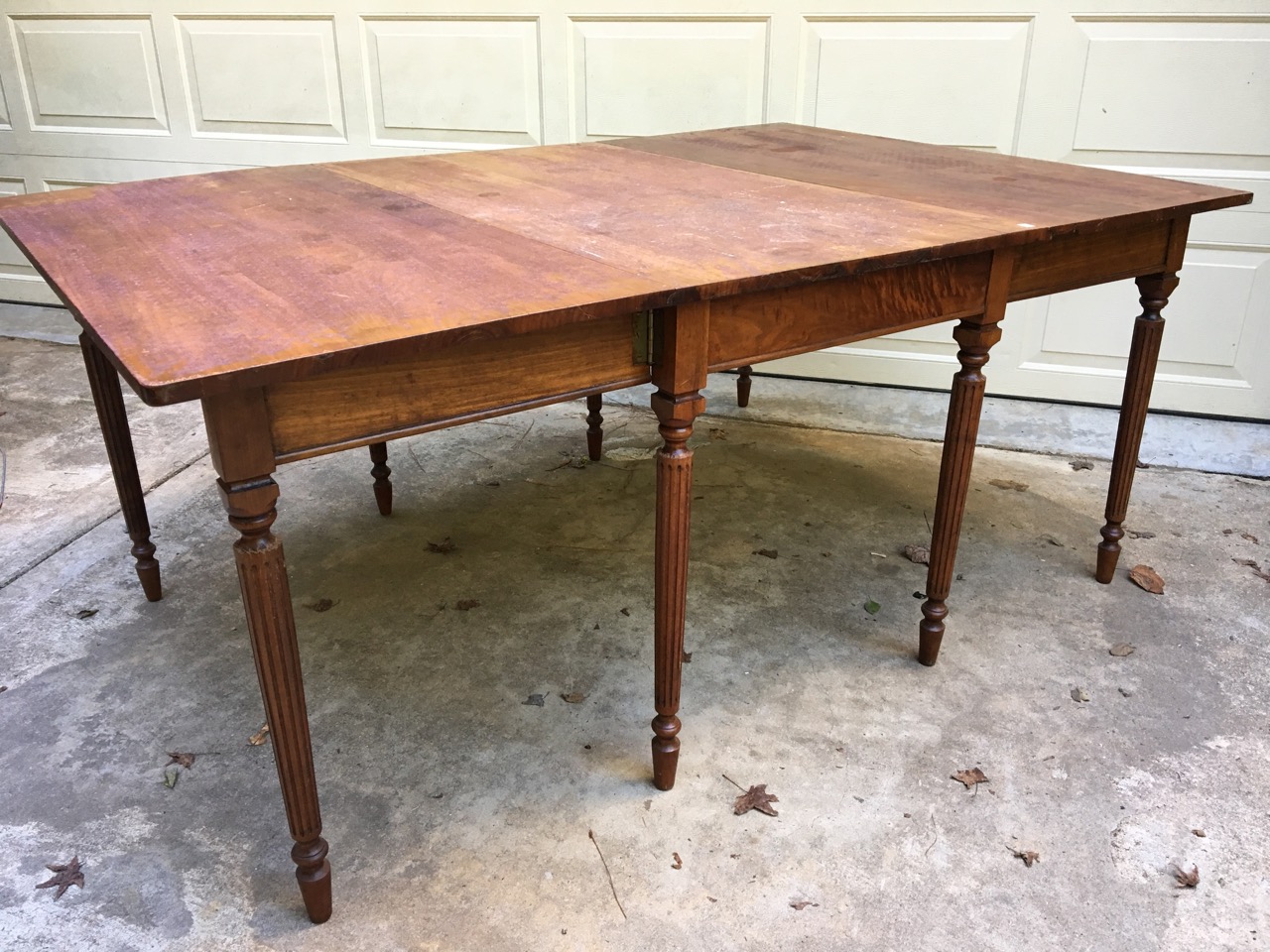 The Project Lady - Antique Gate-Leg Table Restoration Process