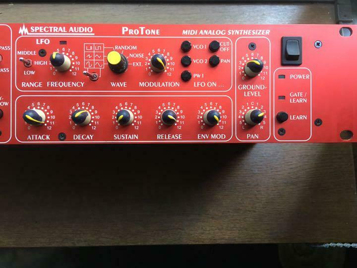 MATRIXSYNTH: SPECTRAL AUDIO GMbH ProTone Analog Synth Module SN 960220