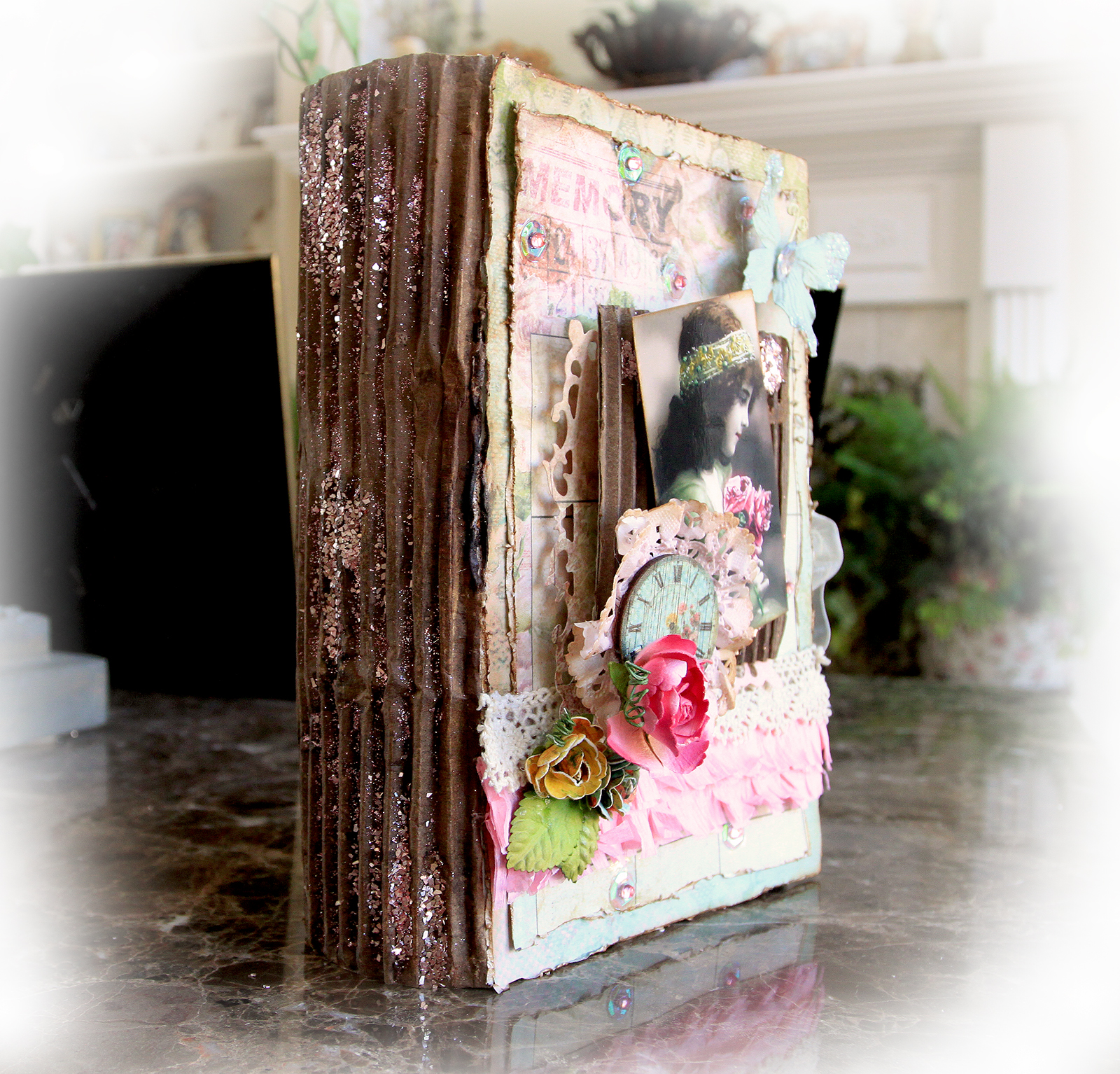 My Glitter Coated Life: Altered Memory Book Box