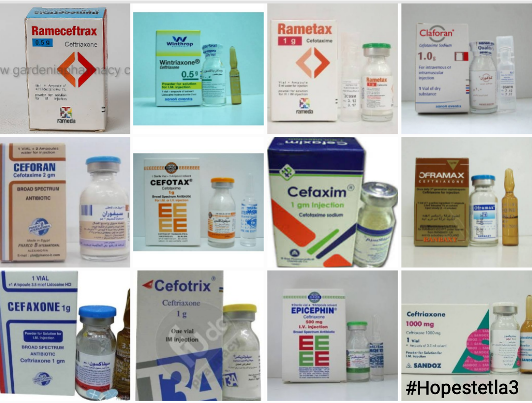 الفرق بين حقن السفترياكسون و حقن السيفوتاكسيم 😉👌