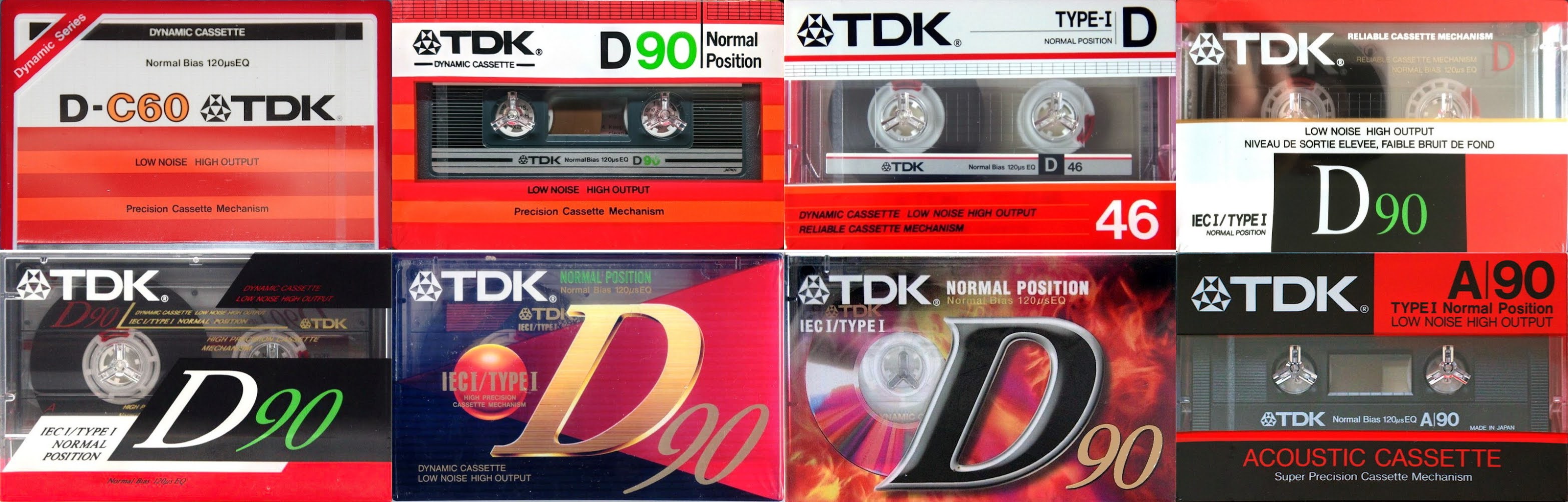 Audiochrome: Cassette tape measurements: TDK D, A, FE, B
