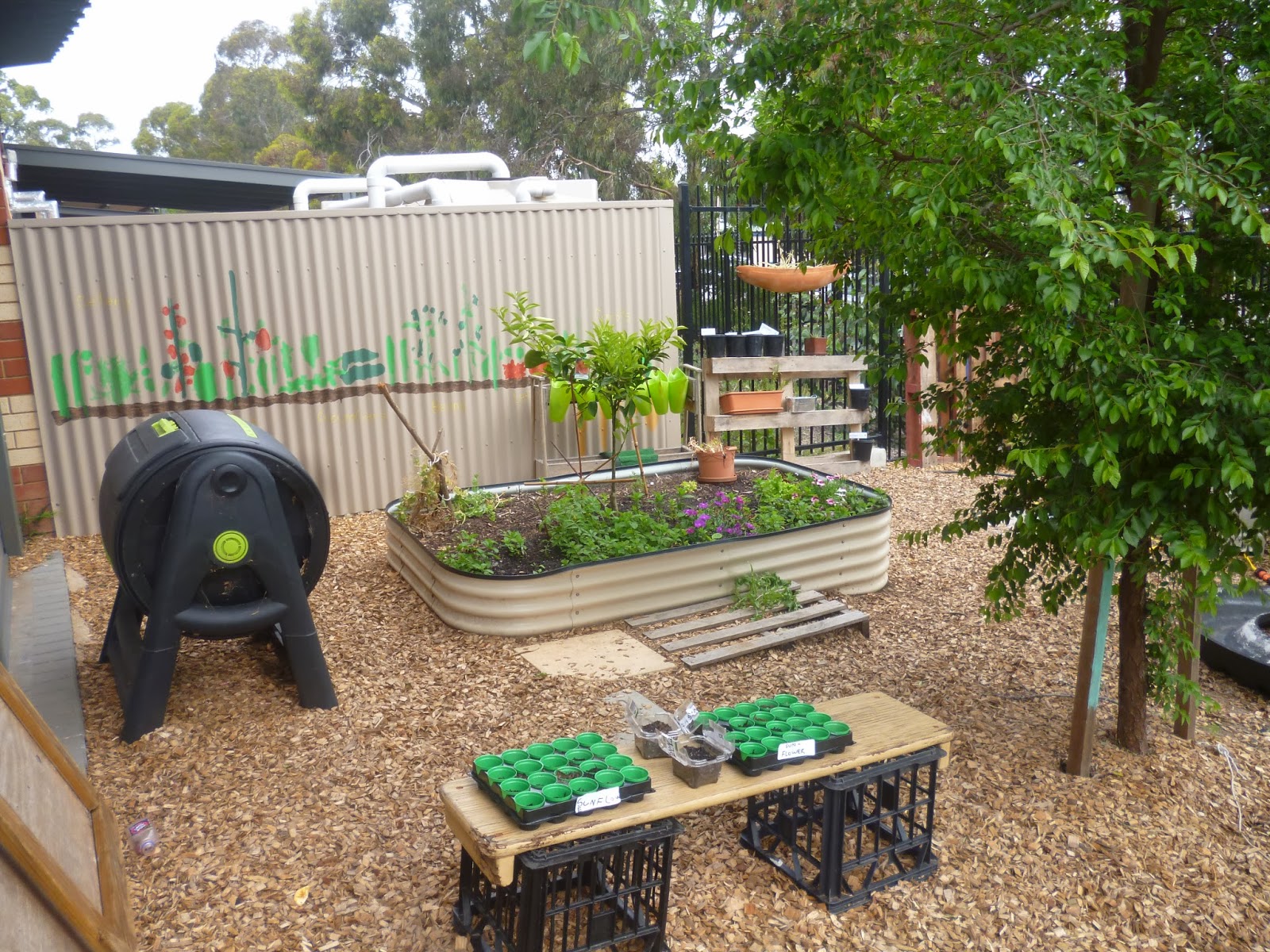 our space: Natural Play Materials.