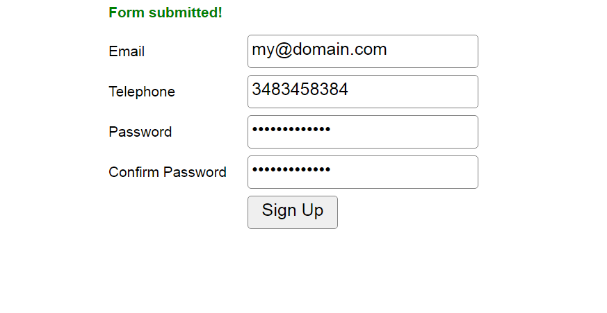 Form Validation Using Jquery In Html Thecscience
