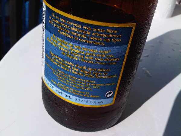 Mark Dredge - Beer: Illa, Cervesa de Menorca