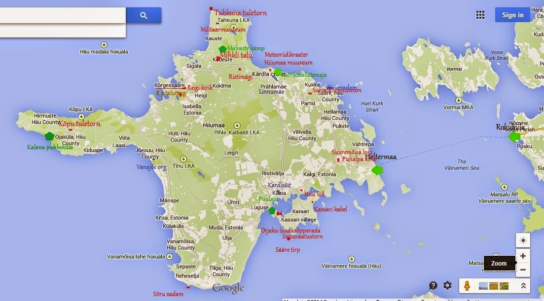 Kersti reisiblogi: Reis ümber Hiiumaa