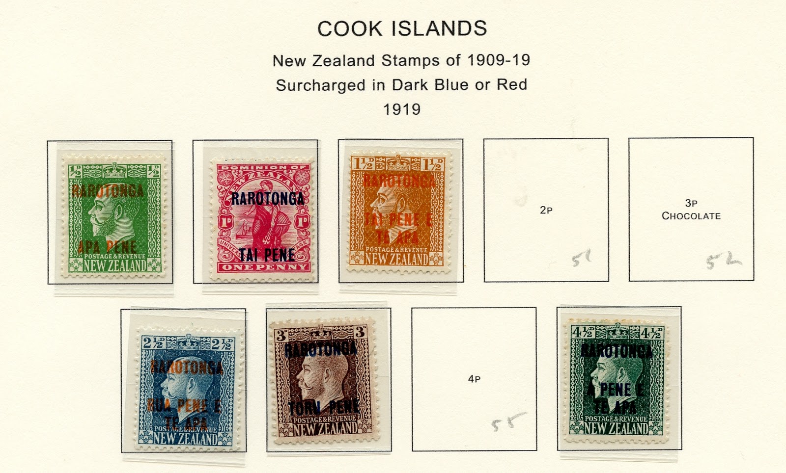 Big Blue 1840-1940: Cook Islands - a closer look