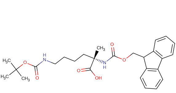 Peptidochem: CAS#1202003-49-3 Fmoc-α-Me-Lys(Boc)-OH MFCD17019258 | 36858