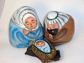 Painting Rock & Stone Animals, Nativity Sets & More: Unique Painted ...