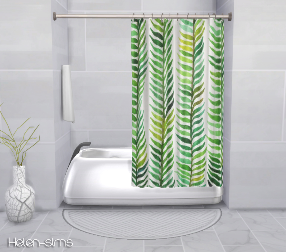 Helen-sims: TS4 Recolors Plasticbox’s shower tub curtain